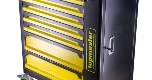 Количка за инструменти 7 чекмеджета 182 части Topmaster Professional